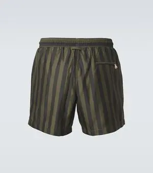Orlebar Brown Striped Swim Trunks - Green