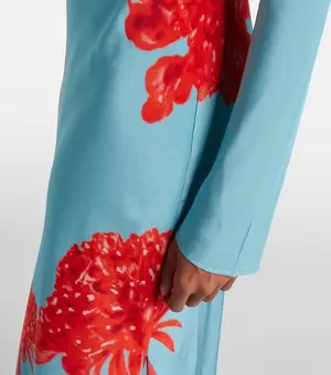 SIR. Amelie Floral Silk Crêpe De Chine Maxi Dress