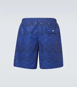 Missoni Zigzag Swim Trunks - Blue