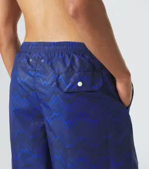 Missoni Zigzag Swim Trunks - Blue