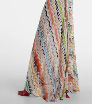 Missoni Zig Zag Halterneck Maxi Dress