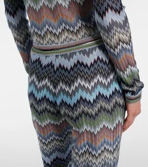 Missoni Zigzag Straight-leg Pants - Blue