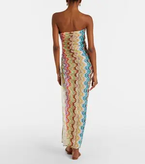 Missoni Zigzag Gathered Maxi Dress