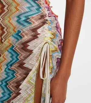 Missoni Zigzag Gathered Maxi Dress