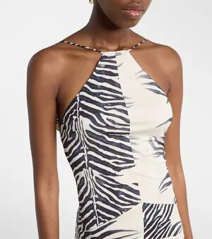 DE LA VALI Artemis Asymmetric Gown - Black