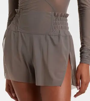 Rick Owens Boxing Sheer Tulle Shorts - Grey