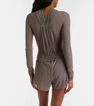 Rick Owens Boxing Sheer Tulle Shorts - Grey