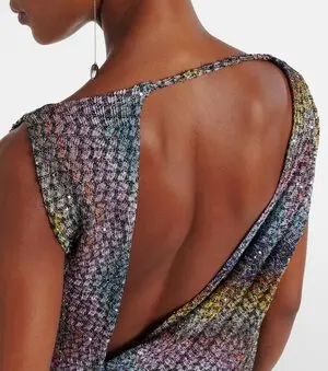 Missoni Sequined Knitted Lamé Top