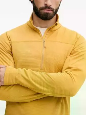 Fjallraven Abisko Lite Half-zip Ribbed-knit Sweater