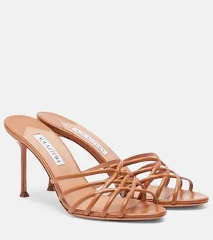 Aquazzura Square Toe Mules Clogs For Women
