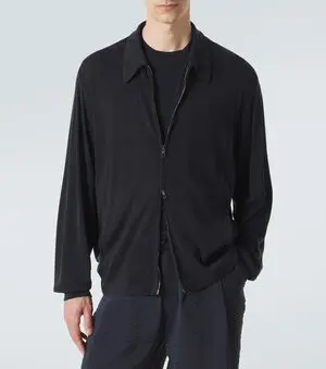 Giorgio Armani Zip-up Blouson Jacket