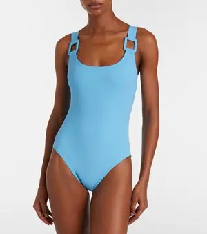 KARLA COLLETTO Inés Underwired Swimsuit - Blue