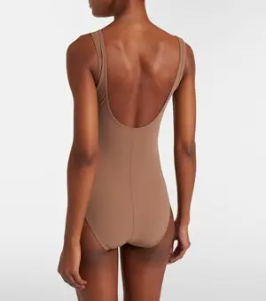 KARLA COLLETTO Smart Ruched Swimsuit - Brown