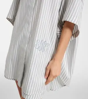 Stella McCartney Striped Silk And Wool Shirt