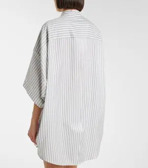 Stella McCartney Striped Silk And Wool Shirt