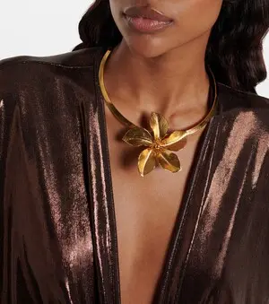 JENNIFER BEHR Keala Floral Pendant Necklace