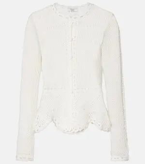 ERDEM ERDEM Crochet Cotton Cardigan