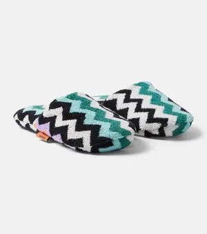 Missoni Zigzag Cotton Terry Slippers - Multicoloured