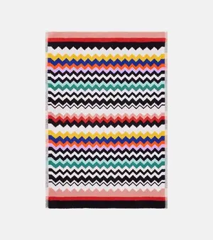 Missoni Zigzag Cotton Terry Bath Mat - Multicoloured