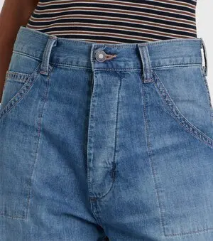 NILI LOTAN Whitney Wide-leg Jeans - Blue