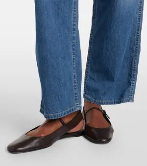 NILI LOTAN Whitney Wide-leg Jeans - Blue