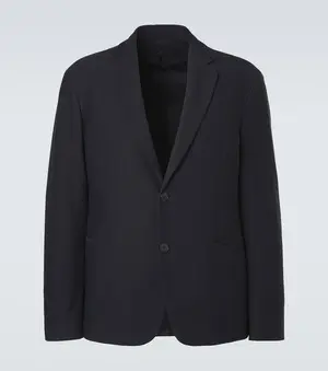 Giorgio Armani Waffle-knit Blazer