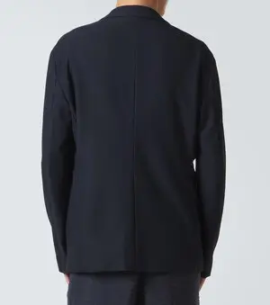 Giorgio Armani Waffle-knit Blazer