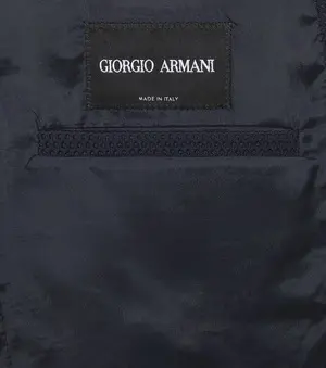 Giorgio Armani Waffle-knit Blazer