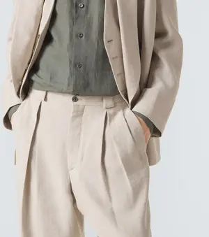 Giorgio Armani Archivio Straight Pants - Beige