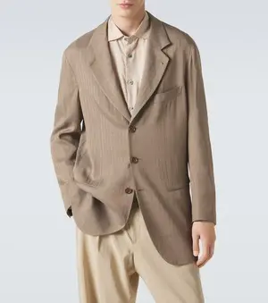 Giorgio Armani Archivio Herringbone Blazer