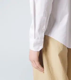 Giorgio Armani Archivio Pinstripe Cotton Shirt - White