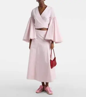 Jacquemus Tennis Suede-trimmed Sneakers