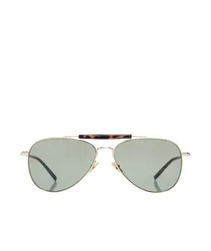 Saint Laurent Sl Logo Aviator Sunglasses