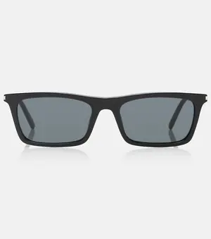 Saint Laurent Rectangular Sunglasses - Black