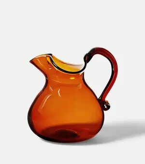 AKUA OBJECTS Blixen Glass Jug - Orange