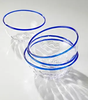 AKUA OBJECTS Peter Set Of 4 Glass Bowls
