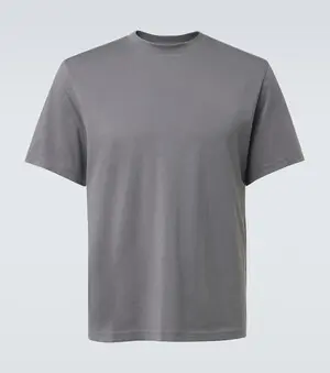 FRAME Cotton Jersey T-shirt - Grey