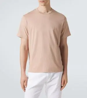 FRAME Cotton Jersey T-shirt - Orange