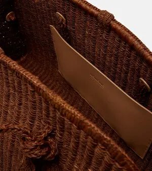 Jacquemus Turismo Large Raffia Bowling Bag