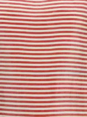 CRUNA Striped Button-back T-shirt - Red
