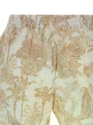 MC2 SAINT BARTH Broderie-anglaise Meave Shorts - Neutrals