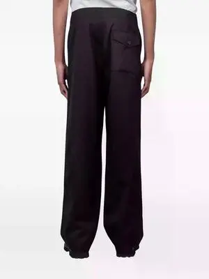 Auralee Buckled Cargo Pants - Black