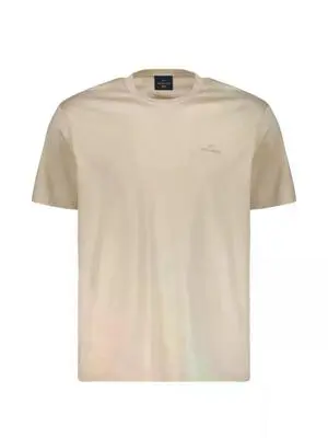 Paul & Shark Logo-print Crew-neck T-shirt - Neutrals