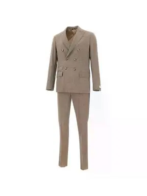 UNGARO Double-breasted Peak-lapel Suit - Neutrals