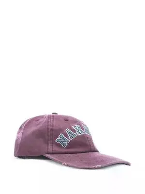 NAHMIAS Logo-appliqué Cap - Purple
