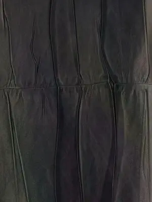 Ermanno Scervino Crinkled Leather Skirt