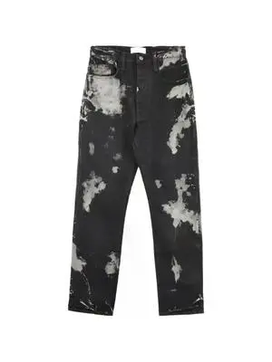 ALEXANDER DIGENOVA Bleach-effect Straight-leg Jeans