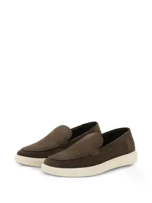 Boggi Milano Stratus Loafers In Suede Leather - Brown