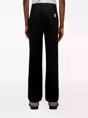 ONE OF THESE DAYS Logo-patch Straight-leg Trousers