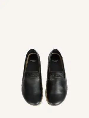 Balmain Leather Espadrilles